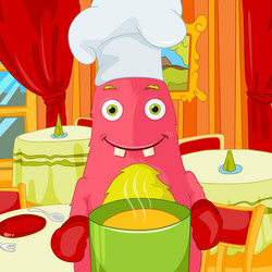 Monster Chef Cooking Vector Images (over 130)