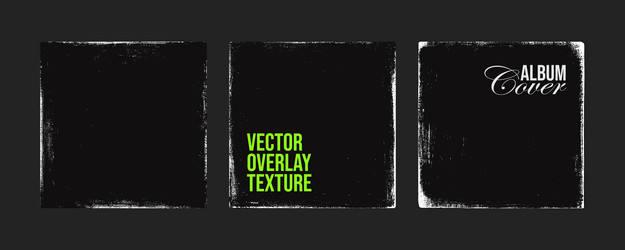 Vintage grunge paper cd cover texture old worn Vector Image