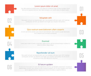 Numbered ranked list template Royalty Free Vector Image