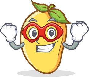 Super cool mango character cartoon mascot Vector Image