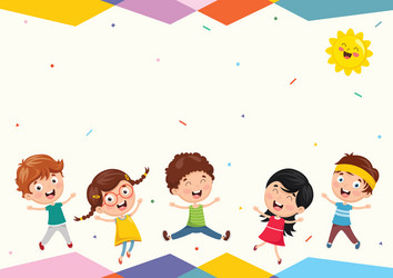 Kids background Royalty Free Vector Image - VectorStock