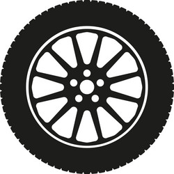 Fast tire logo Royalty Free Vector Image - VectorStock