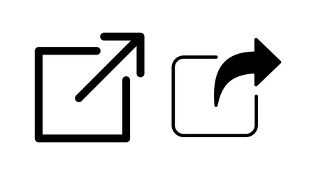 External link icon hyperlink chain symbol Vector Image