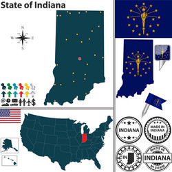 Indiana State Map Vector Images (over 1,300)