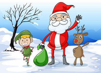 Santa and Friends Vector Images (over 4,700)