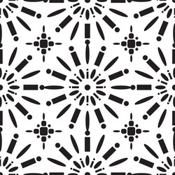 African star shweshwe pattern Royalty Free Vector Image