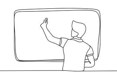 Teacher Line Drawing Vector Images (over 4,500)