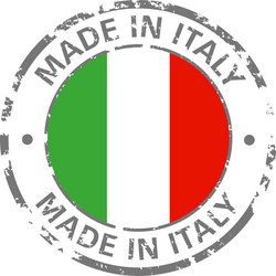 Made in italy flag icon Royalty Free Vector Image