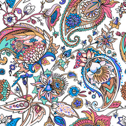Beautiful paisley seamless Royalty Free Vector Image