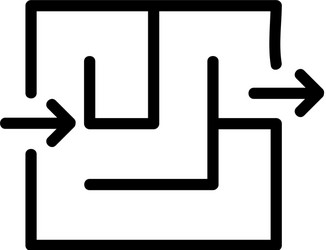 Square shape educational odd one out task for kids