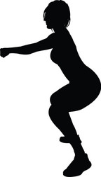 Twerking silhouettes Royalty Free Vector Image