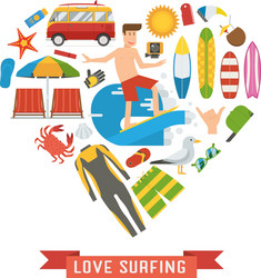 Surfing emoticon Royalty Free Vector Image - VectorStock