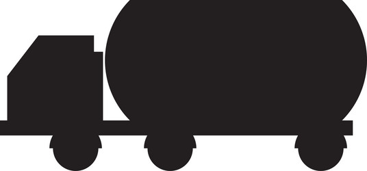 Tank car isolated icon Royalty Free Vector Image