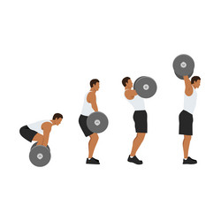 Barbell Snatch Vector Images (83)