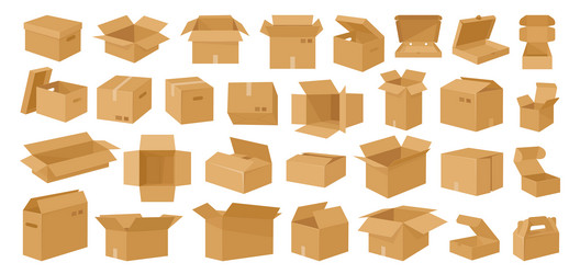 Cartoon Delivery Cardboard Box Vector Images (over 14,000)