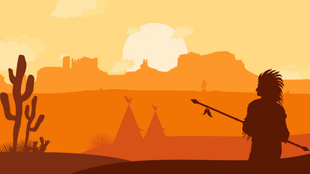 Native american background design suitable Vector Image