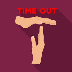 Timeout Hand Signal Vector Images (63)