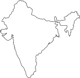 India Black and White Map Vector Images (over 5,300)