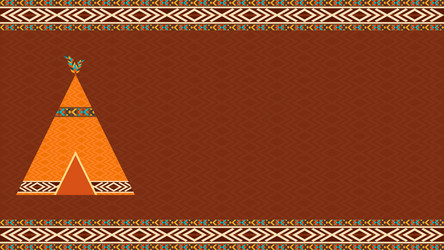 Native american background design suitable Vector Image