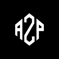 Azp logo letter design Royalty Free Vector Image
