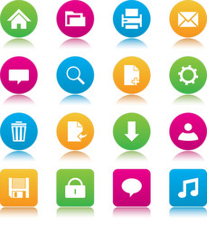 Basic web icons Royalty Free Vector Image - VectorStock