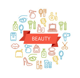 Beauty Outline Vector Images (over 310,000)