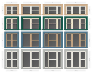 Single Hung Window Vector Images (80)