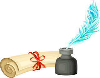 Feather Scroll Script Vector Images (78)