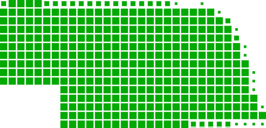 Map of nebraska Royalty Free Vector Image - VectorStock
