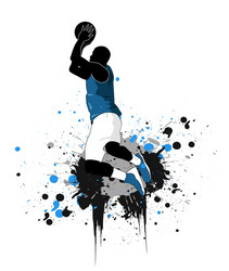 Basketball Splatter Vector Images (over 120)