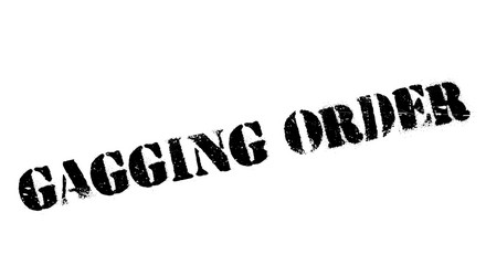 Gagging order rubber stamp Royalty Free Vector Image