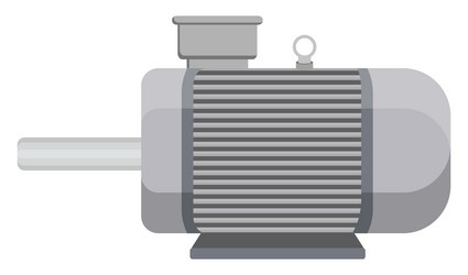 Induction motor on a white background Royalty Free Vector