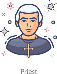 Priest Royalty Free Vector Image - VectorStock