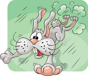 Rabbit Scared Vector Images (over 110)