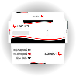 Creative modern envelope template Royalty Free Vector Image