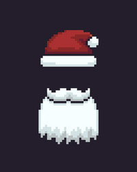 Christmas 8 Bit 8bit Vector Images (over 110)