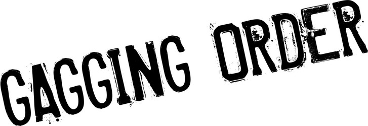 Gagging order rubber stamp Royalty Free Vector Image