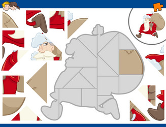 Tangram puzzle for kids set of transport Vector Image