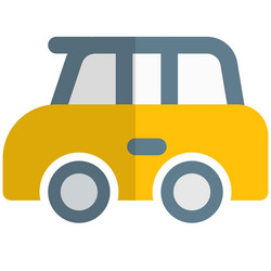 Vintage expensive taxi hackney carriage Royalty Free Vector