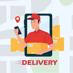Red Delivery Man Vector Images (over 2,500)