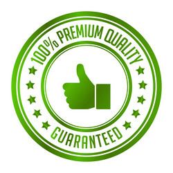 Quality control approved stamp badge icon seal Vector Image