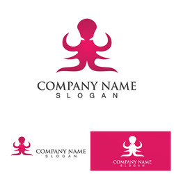 Smart octo logo Royalty Free Vector Image - VectorStock