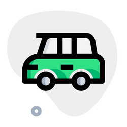 Vintage expensive taxi hackney carriage Royalty Free Vector