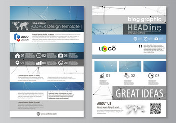 Web blog page Royalty Free Vector Image - VectorStock