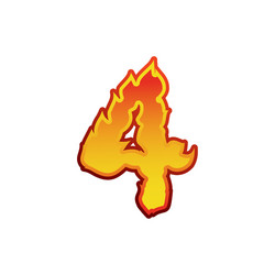 Alphabet Flames Vector Images (over 5,200)