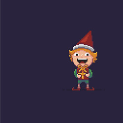 Christmas 8 Bit 8bit Vector Images (over 110)
