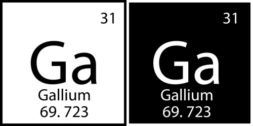 Periodic Table Element Gallium Vector Images (71)