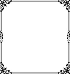 Scroll border Royalty Free Vector Image - VectorStock
