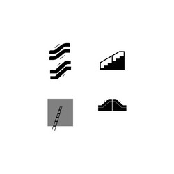 Stairs logo Royalty Free Vector Image - VectorStock