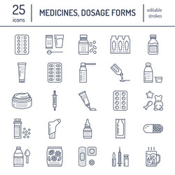 Dosage Forms Icons Vector Images (over 140)